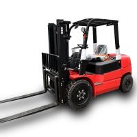 China High-quality 3000kg 4 Wheel Agricultural Diesel Forklift with Side Shift CE Approved Lift 6000mm for sale
