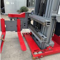 China Narrow Aisle VNA Load Capacity 1000KG 1500KG 2000KG 7000mm 3-Way Electric Forklift Stacker Reach Trucks for sale