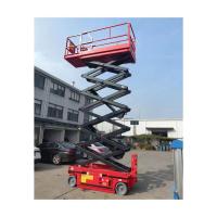 China 8 m 10 m 11.8 m   Vertical Platform Lift Mobile Scissor Lift Elevating Aerial Work Platform Lift for sale