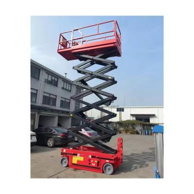 China 8 m 10 m 11.8 m   Vertical Platform Lift Mobile Scissor Lift Elevating Aerial Work Platform Lift for sale