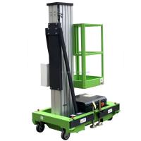 China ME800-1  Portable Hydraulic One Single Man Aluminum Alloy Work Platform Ladder Vertical Mast Lift for sale