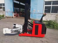 China 1000kg 1500kg 3000mm Fully Electric Paper Roll Stacker with Clamps Carrier Lift Clamp Stacker with CE certificate for sale