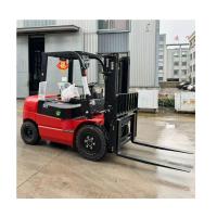 China 3 Ton 3000kg 4 Wheel Agricultural Diesel Powered Forklift With Side Shift 6000mm for sale