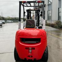 China 2.5 Ton 3.5 Ton 4.5 Ton 3500mm Diesel Solid Tyre Forklift Trucks Dual Mast for sale