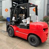 China 2.5 Ton 3.5 Ton 4.5 Ton 3500mm Diesel Solid Tyre Forklift Trucks Dual Mast for sale