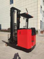China Custom Reach Forklift Truck 5500mm Electric Reach Forklift With Side Shift And Wire Ruler for sale
