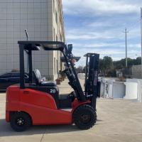 China 2 Ton 3 Ton Hot Sale Electric Forklift Truck with Paper Roll clamp Four-wheel forklift with Attachment for paper roll handing for sale
