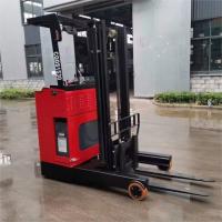 China Custom Reach Forklift Truck 5500mm Electric Reach Forklift With Side Shift And Wire Ruler for sale