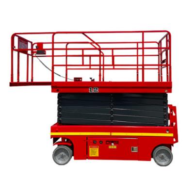China 2024 new good quality 8 m 10 m 11.8 m self-propelled scissor  lift mobile electric elevator aerial work lifting platform for sale