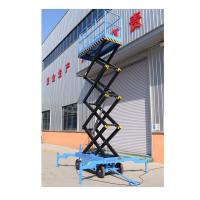 China 320kg hydraulic lifting platform scissor lift home small movable hydraulic lift for sale