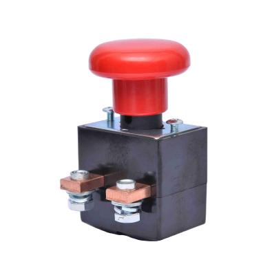 China Easy to install 250 A 96V Electrical Round Emergency Stop Push Botton Switch ED250P-2 for sale