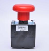 China Easy to install 250 A 96V Electrical Round Emergency Stop Push Botton Switch ED250P-2 for sale
