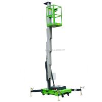 China 400 kg 9 m Telescopic Single Mast Electric Portable Lift Safe Customized Mobile Hydraulic Scissor Lift Platforms for sale