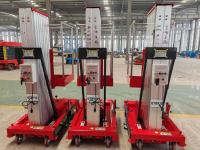 China KAD Electric Aluminum Telescopic Manlift 390kg 8m Vertical Lifting Platform Aerial Work Platform Lift for sale