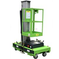 China ME600-1 CE 130kg 8m Electric Self Propelled Aerial Work Vertical Single Mast Lift for sale