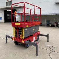 China Lightweight and sturdy 230kg load capacity 8m working height Hydraulic  electric aerial work Platform lift for sale