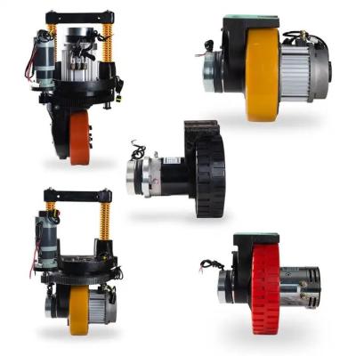 China Horizontal Permanent Magnet Brushless Drive Wheel with Controller for Small Electric Pallet Trucks for sale