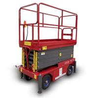 China 450kg 8m Portable Hydraulic Double Scissor Work Platform Ladder Vertical Mast Lift for sale