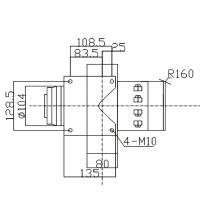 China Electric Pallet Truck 0.75KW Horizontal wheel unit drive assembly DC motor for sale