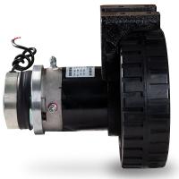 China DC motor Aerial work platform wheel 24V with high strength steel for sale