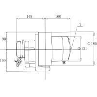 China DC horizontal micro OPK 450W drive wheels with small wheel diameter for sale