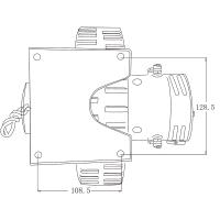 China High quality stacker electric motor spares parts forklift drive wheel with PU/Rubber wheel for sale
