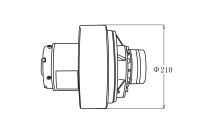 China DC Permanent Magnet Forklift Metalrota drive wheel assembly Motor Wheel Forklift Wheel 750w 0-4.2km/h for sale