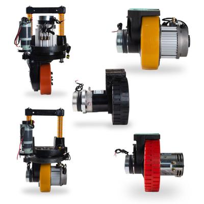 China 24V 1.2 1.5 0.75KW DC AC Motor Horizontal Vertical Drive Wheel Assembly For Electric Stacker And Tractor for sale