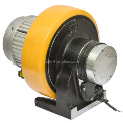 China BLDCM 250 X 80mm 1.5KW 24V DC Brushless Motor Drive Wheel Assembly For Electric Vehicles for sale