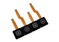China Tactile Metal Dome Rubber Keypad Switch With Copper FPC Circuit for sale