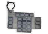 China Laser Etched Custom Silicone Keypad Water Resistant For Remote Controller for sale