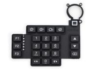 China Laser Etched Custom Silicone Keypad Water Resistant For Remote Controller for sale