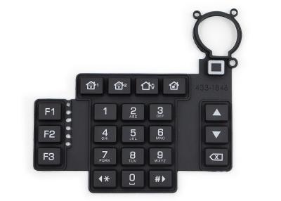 China Laser Etched Custom Silicone Keypad Water Resistant For Remote Controller for sale