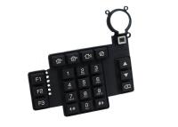 China Laser Etched Custom Silicone Keypad Water Resistant For Remote Controller for sale