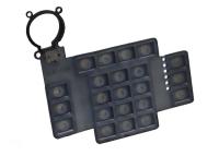 China Laser Etched Custom Silicone Keypad Water Resistant For Remote Controller for sale