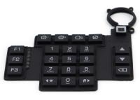 China Laser Etched Custom Silicone Keypad Water Resistant For Remote Controller for sale