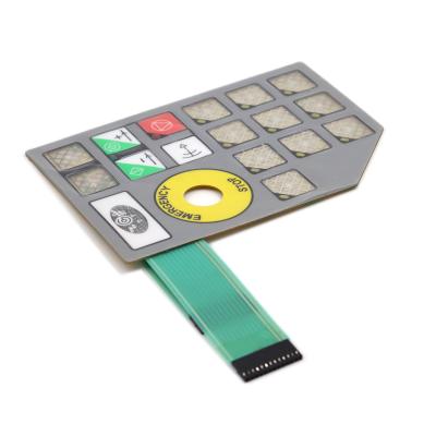 China Waterproof Capacitive Membrane Keypad With PET Circuit ZIF Connector for sale