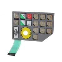 China Waterproof Capacitive Membrane Keypad With PET Circuit ZIF Connector for sale