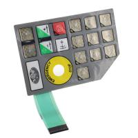 China Waterproof Capacitive Membrane Keypad With PET Circuit ZIF Connector for sale