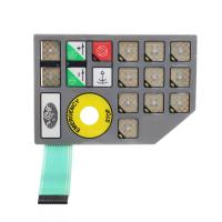 China Waterproof Capacitive Membrane Keypad With PET Circuit ZIF Connector for sale