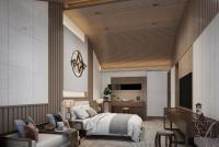 China OEM/ODM Customized Solid Wood Frame King Queen Size Furniture Series for Hotel/Apartment/Resort/Villa for sale