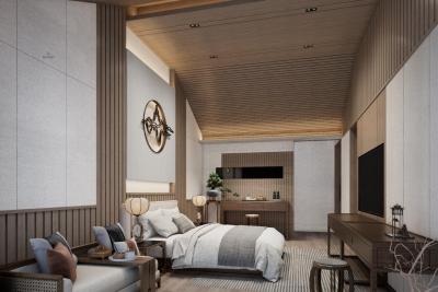 China OEM/ODM Customized Solid Wood Frame King Queen Size Furniture Series for Hotel/Apartment/Resort/Villa for sale
