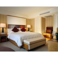 China OEM/ODM Customized Solid Wood Frame King Queen Size Bedroom Furniture Set for Hotel/Villa/Resort/Apartment for sale