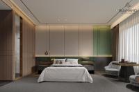 China OEM/ODM Customized Solid Wood Hotel Bedroom Furniture Set Collection Hotel Banquet for sale
