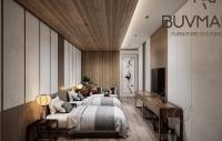 China DINGHAO(BUVMAMO) SOLID WOOD LUXURY HOTEL BEDROOM FURNITURE SET. FULL OEM & ODM CUSTOMIZATION FOR HOTEL, RESORT AND VILLA COMMERCIAL PROJECTS. DURABLE STRUCTURE WITH CUSTOM SIZES, MATERIALS AND FINISHE for sale