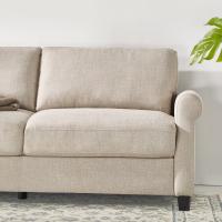 China CUSTOM OEM & ODM VELVET SECTIONAL L‑SHAPED SOFA. ELEGANT UPHOLSTERED DESIGN WITH CUSTOMIZABLE SIZE, FABRIC AND COLOUR. IDEAL FOR CONTEMPORARY LIVING ROOM, APARTMENT, VILLA AND HOTEL COMMERCIAL PROJECT for sale
