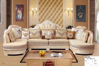 China OEM/ODM Customized Sophisticated King Queen Size Velvet Sectional Sofa Furniture Collection with Solid Wood for Hotel, Villa, Resort, Apartment and Restaurant for sale