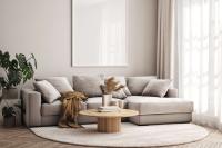 China LUXURIOUS PLUSH VELVET SECTIONAL SOFA | SOLID WOOD FRAME WITH 1-YEAR WARRANTY, CUSTOM SIZE & FABRIC & MATERIAL, OEM ODM MADE IN CHINA FOR MODERN LIVING ROOM, HOTEL & VILLA for sale