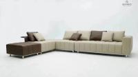 China OEM/ODM CUSTOMIZED MODERN LONG COUCH FURNITURE COLLECTION SETS WITH SOLID WOOD FRAME ELEVATE YOUR LIVING SPACE WITH OUR MODERN L-SHAPED VELVET FABRIC UPHOLSTERED LONG COUCH MODULAR SECTIONAL SOFA for sale