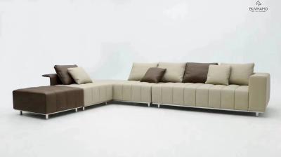 China OEM/ODM CUSTOMIZED MODERN LONG COUCH FURNITURE COLLECTION SETS WITH SOLID WOOD FRAME ELEVATE YOUR LIVING SPACE WITH OUR MODERN L-SHAPED VELVET FABRIC UPHOLSTERED LONG COUCH MODULAR SECTIONAL SOFA for sale